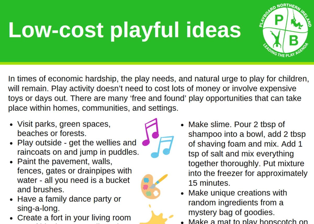 Play Activities – PlayBoard NI