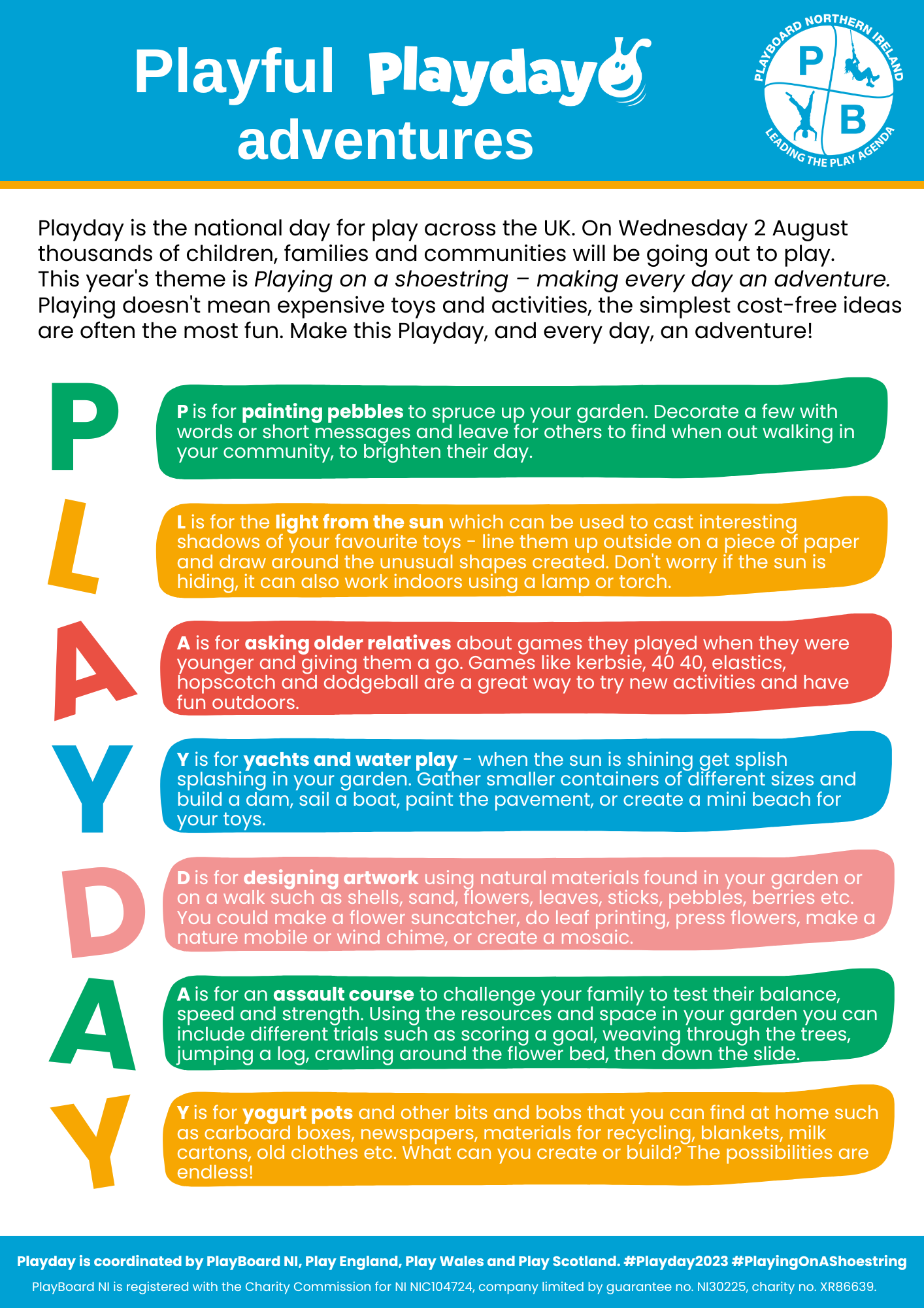 Playful Playday Adventures – PlayBoard NI